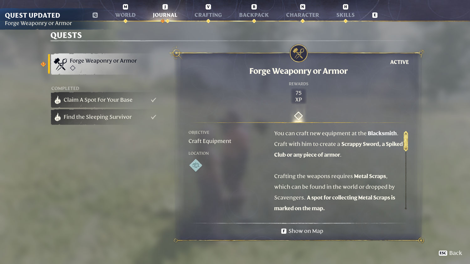 Sarah Maree - Enshrouded Blacksmith Quests Walkthrough