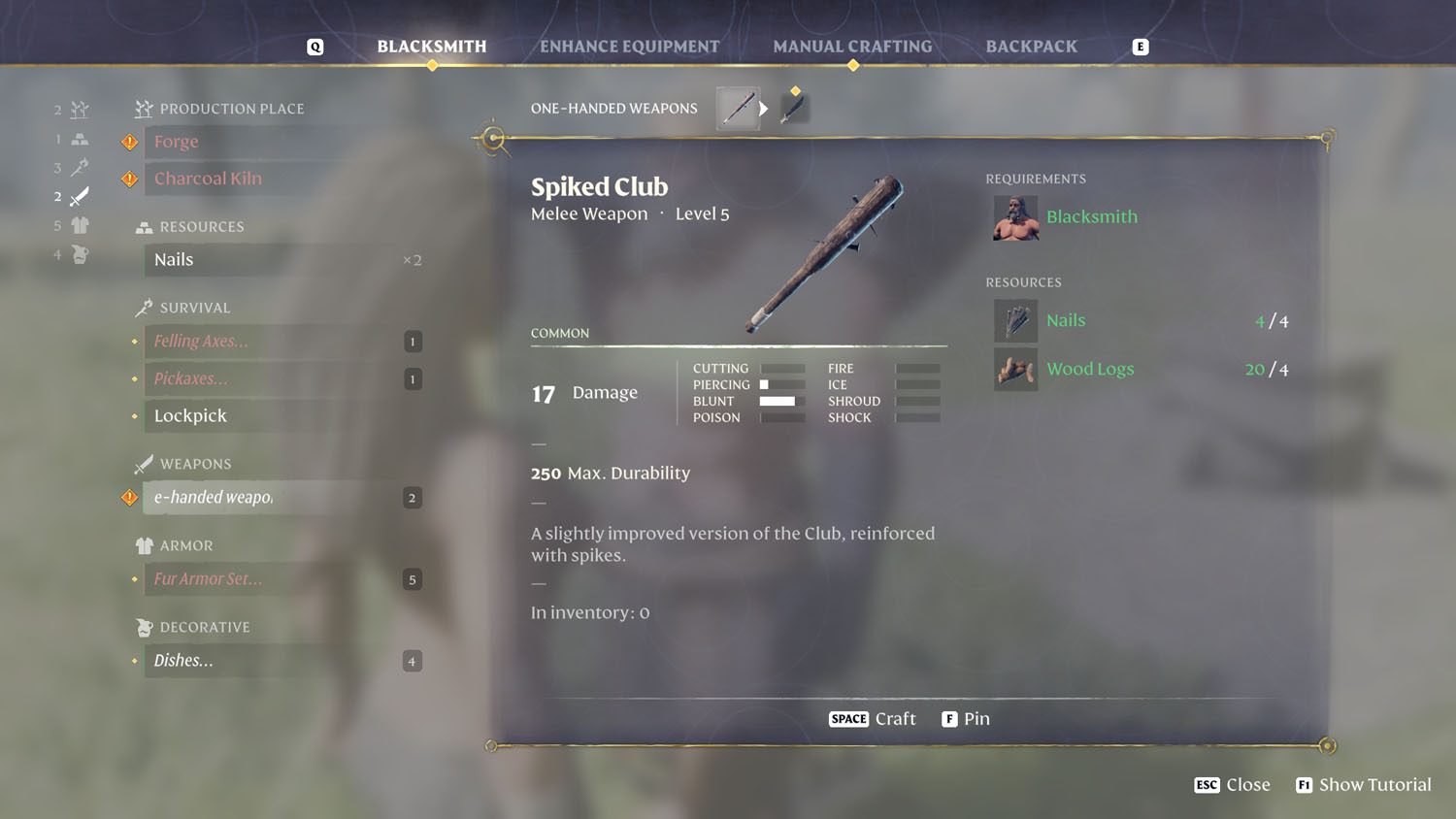 Sarah Maree - Enshrouded Blacksmith Quests Walkthrough