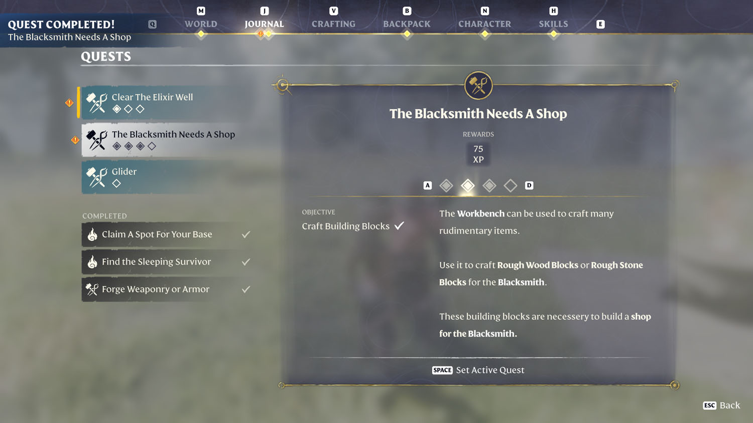 Sarah Maree - Enshrouded Blacksmith Quests Walkthrough