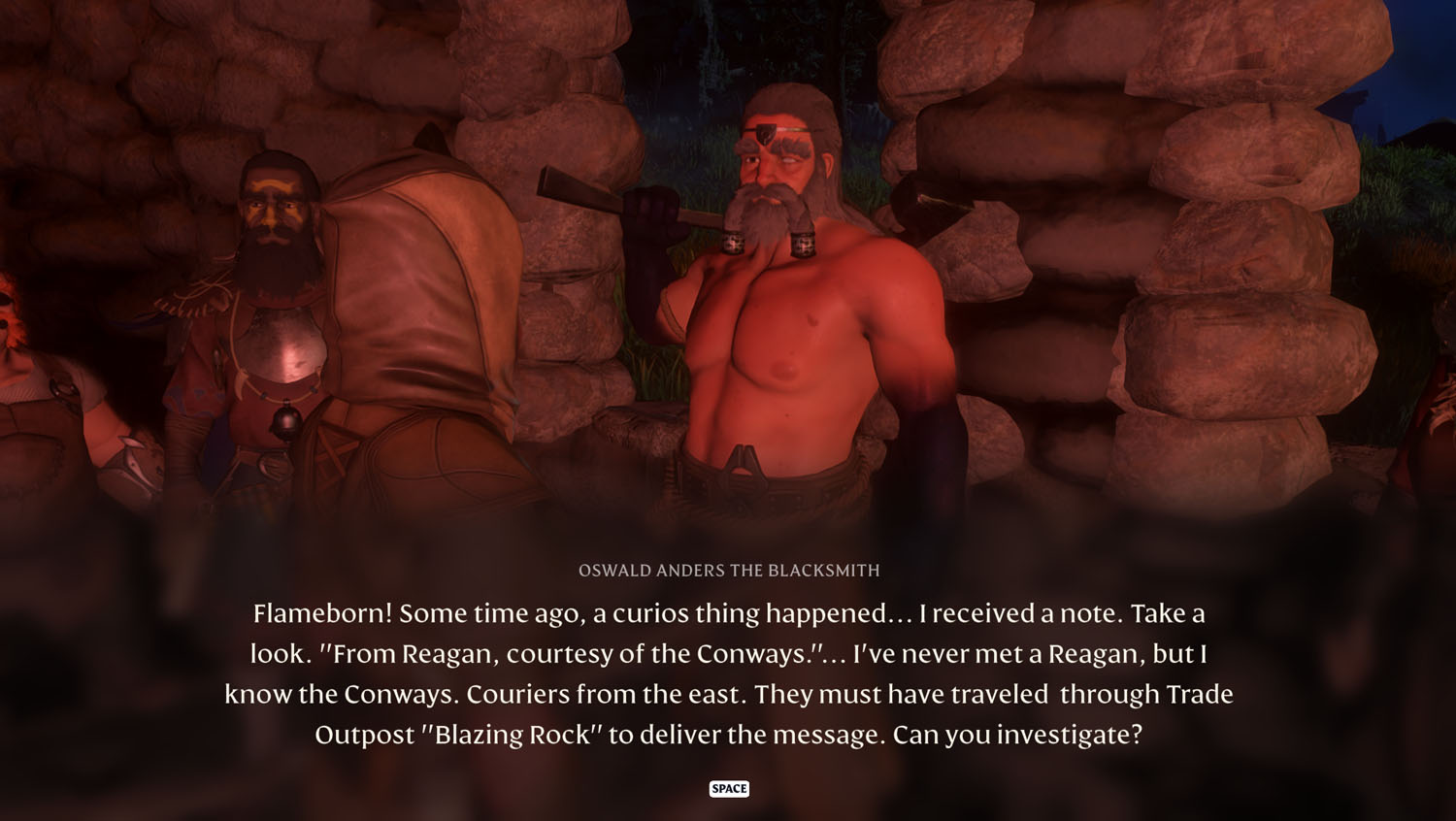 Sarah Maree - Enshrouded Blacksmith Quests Walkthrough