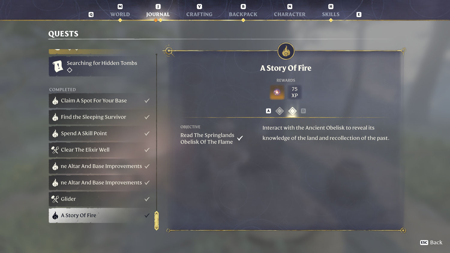 Sarah Maree - Enshrouded Flame Altar Quests Walkthrough