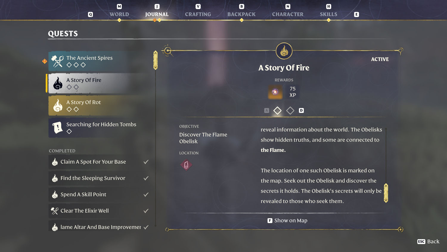 Sarah Maree - Enshrouded Flame Altar Quests Walkthrough