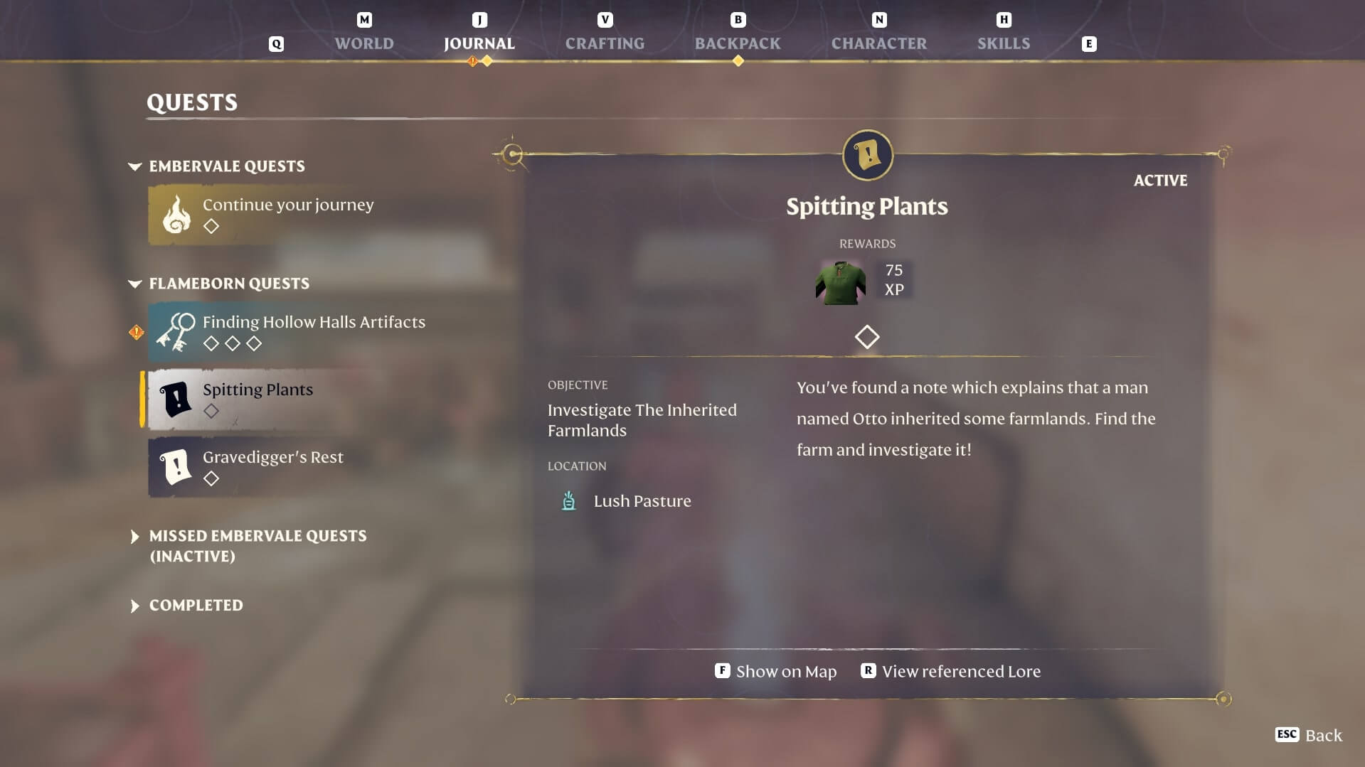 Sarah Maree - Enshrouded Items, XP, and Loot Reward Quests Walkthrough