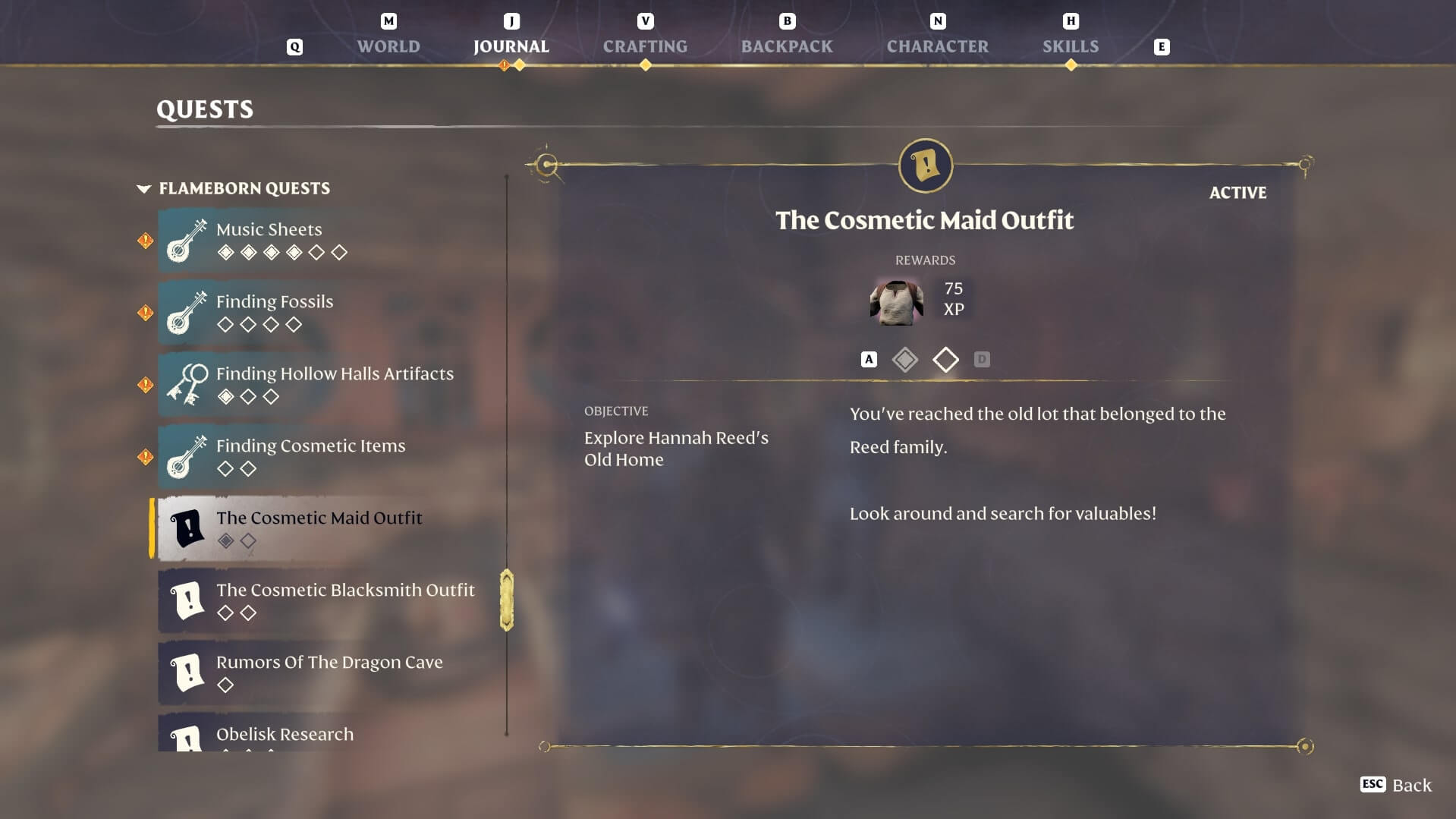 Sarah Maree - Enshrouded Items, XP, and Loot Reward Quests Walkthrough