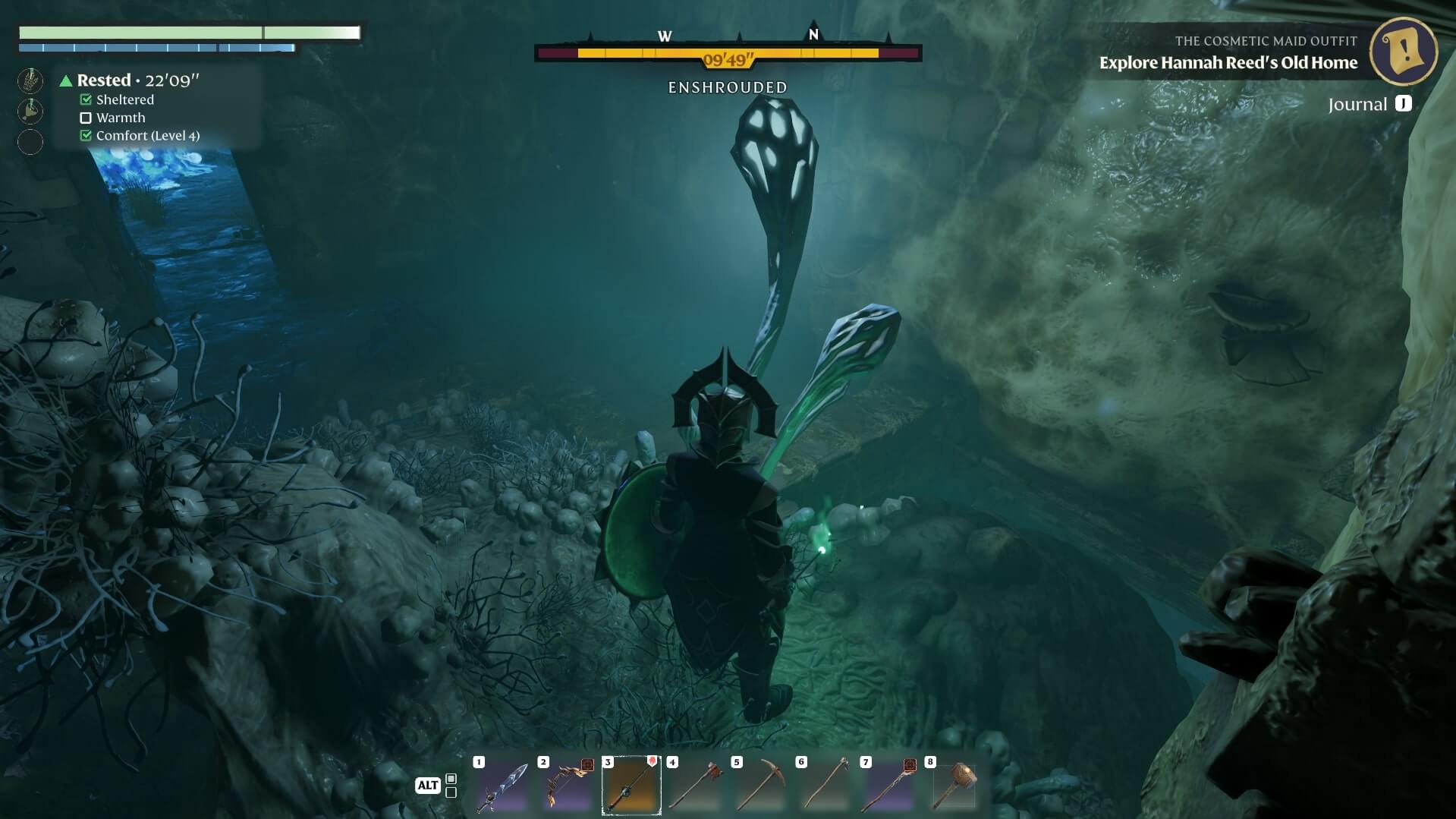 Sarah Maree - Enshrouded Items, XP, and Loot Reward Quests Walkthrough